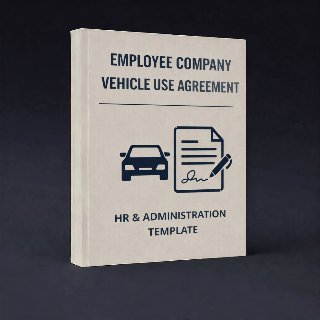 Employee Company Vehicle Use Agreement HR Template UAE | HR Manager