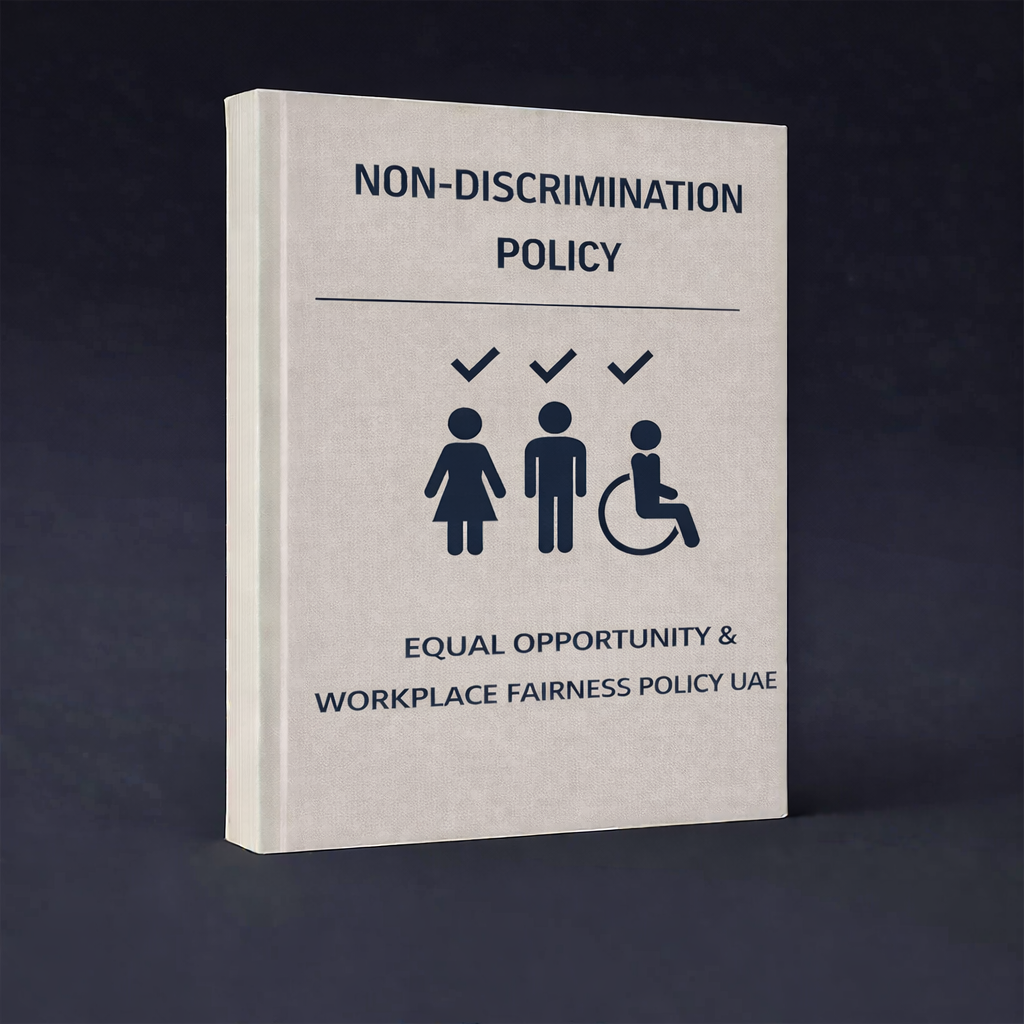 Non-Discrimination Policy HR Template UAE | Equal Opportunity Policy ...
